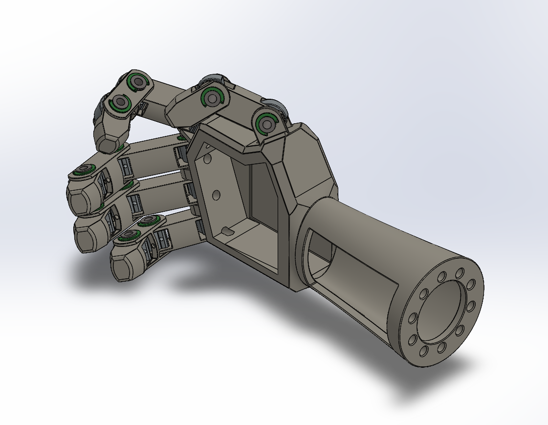 Prosthetic Hand Add-On attachment for PJ Prothesis Base by Malcolm ...