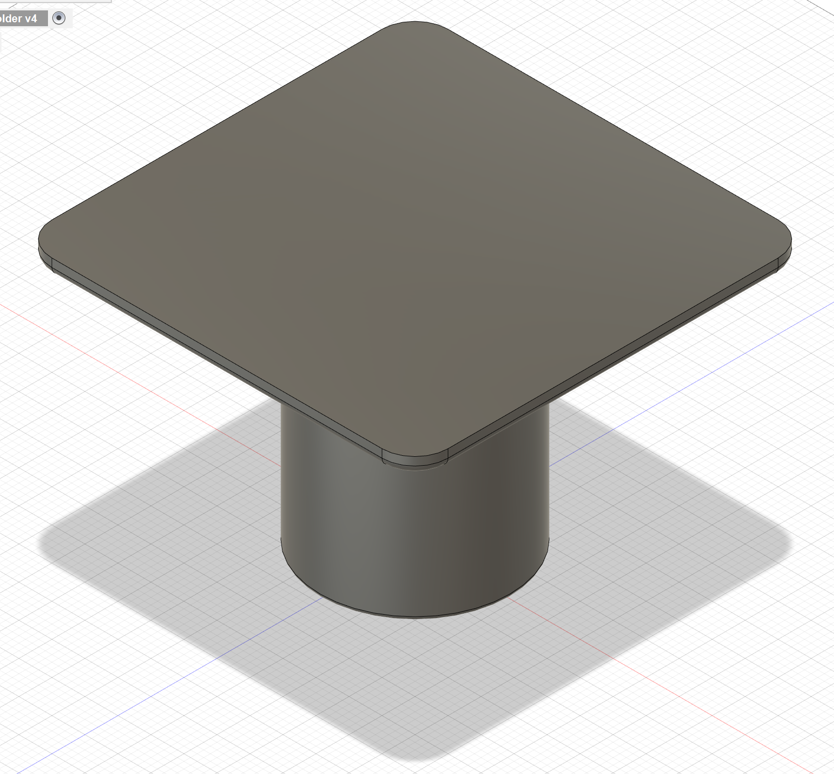 Parametric Vehicle Cupholder Mousepad by Lake | Download free STL model ...