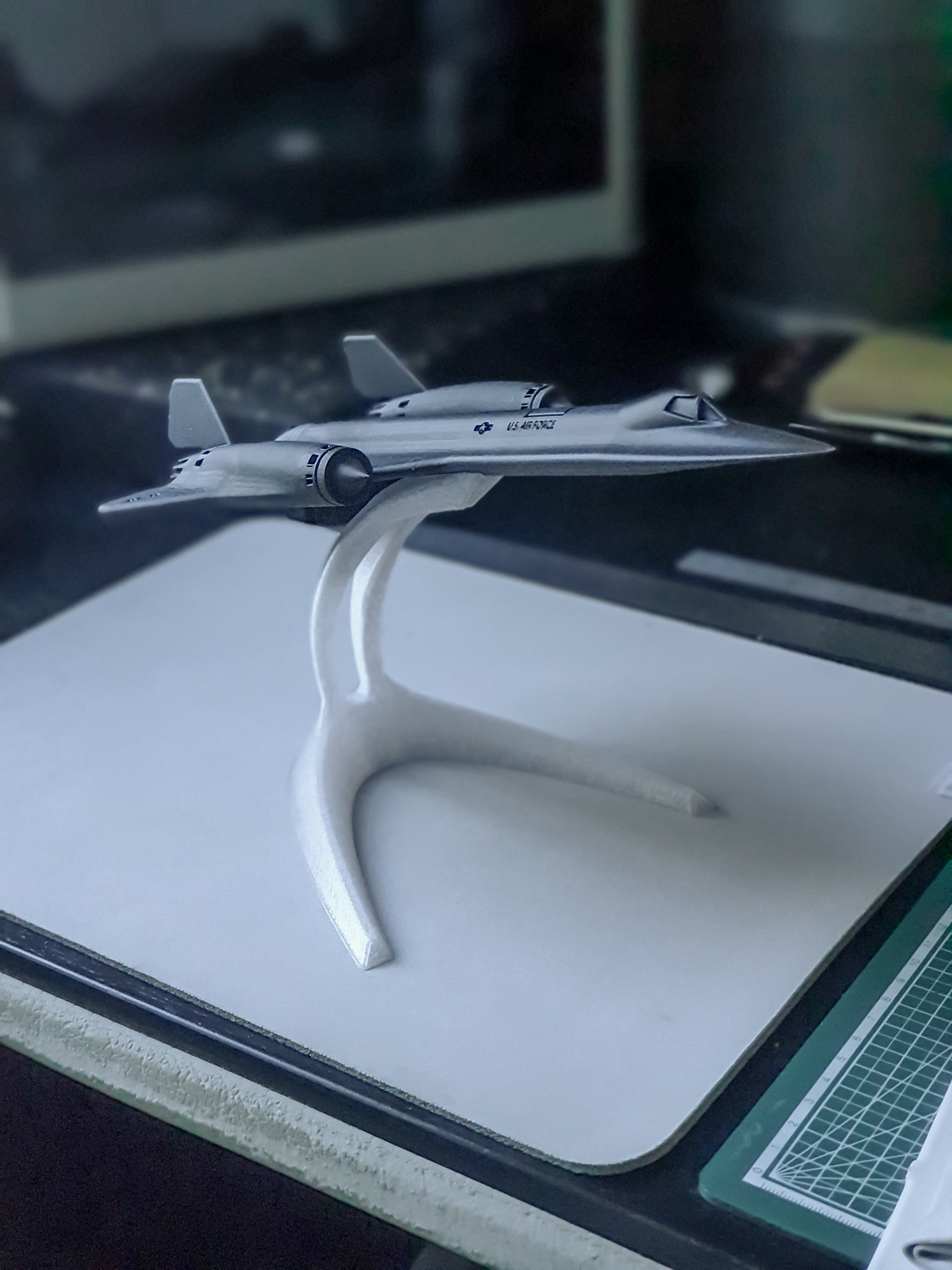 Stand for SR-71 Blackbird by Genghis | Download free STL model ...