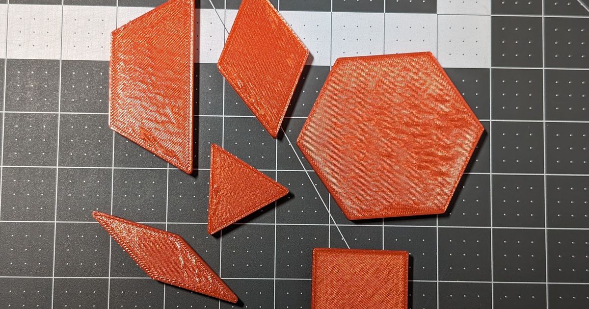 Oversized Pattern Blocks by Komitadjie | Download free STL model ...