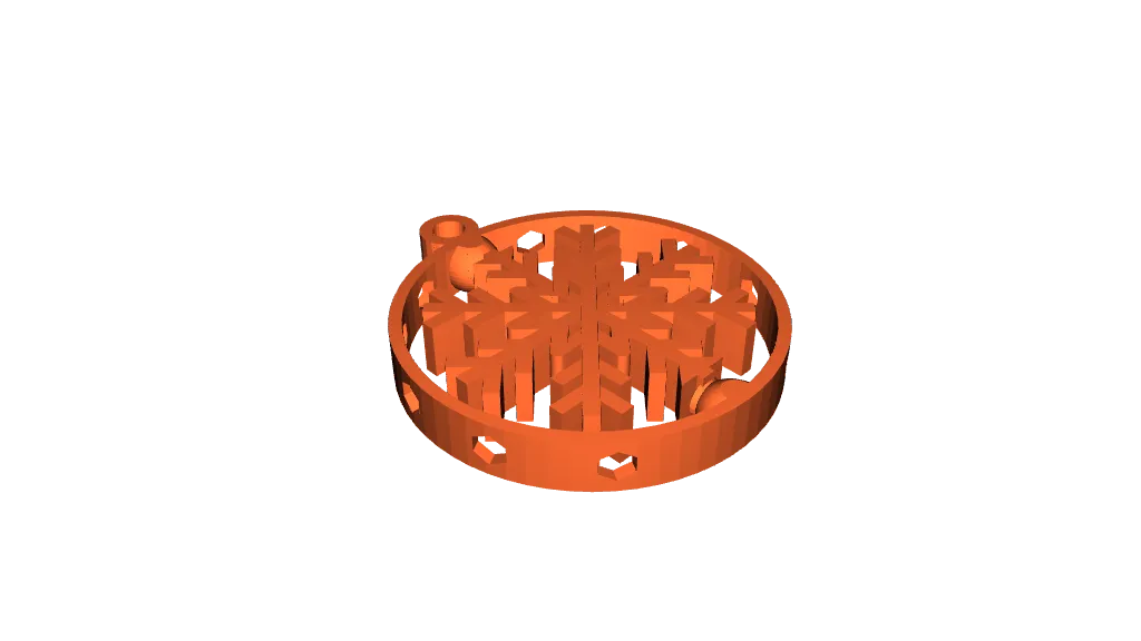 christmas rotating snowflake by ulma | Download free STL model ...