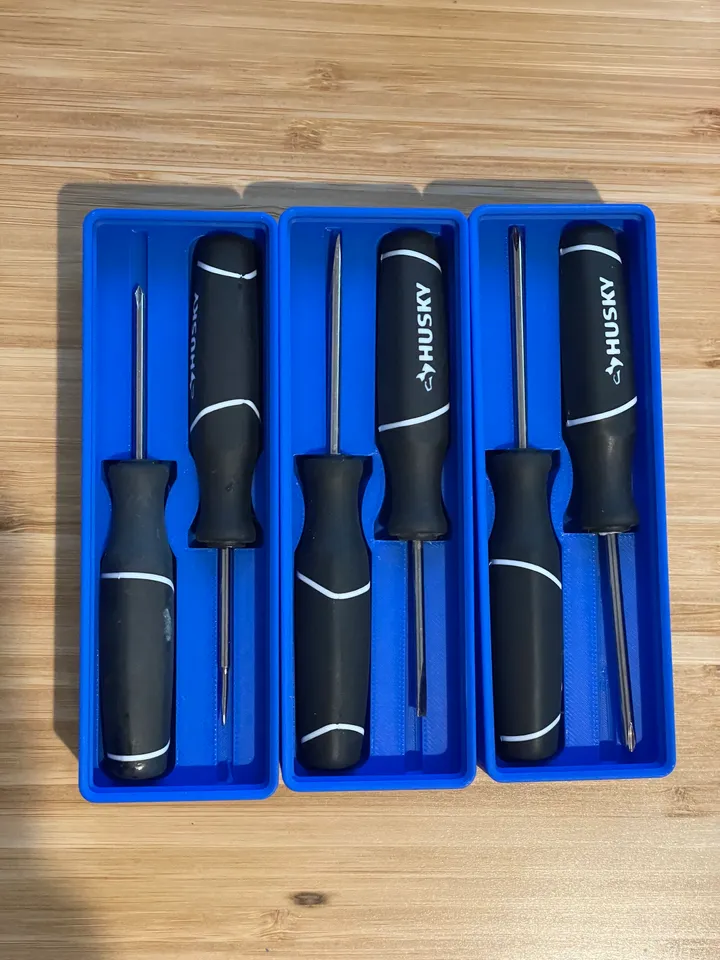 Gridfinity Precision Screwdriver Holder by tham | Download free STL model | Printables.com