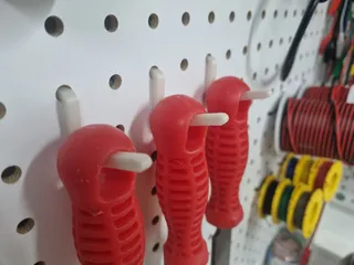 Pegboard Hooks by Nightcrispy by herbert | Download free STL model | Printables.com