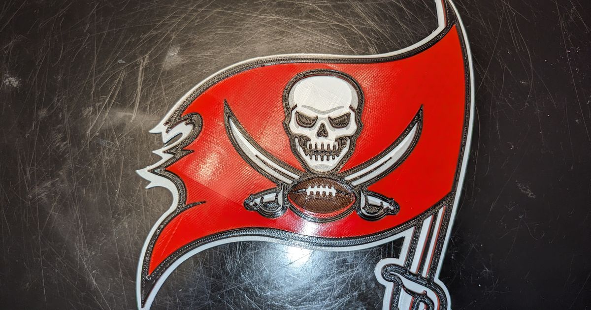 Tampa Bay Buccaneers Logo von Scootrhead | Kostenloses STL-Modell ...