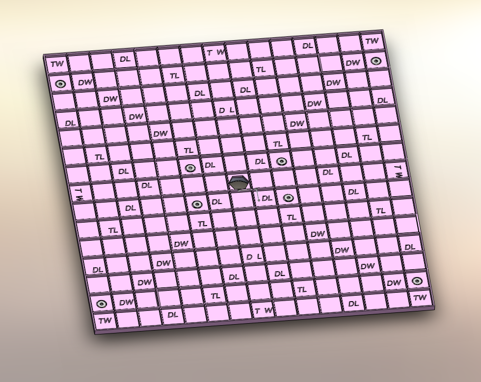 Game Board in Four Quadrants by Fergy7 | Download free STL model ...