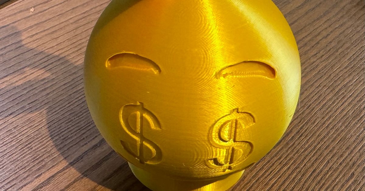 Smiley Piggy Bank by Nico | Download free STL model | Printables.com