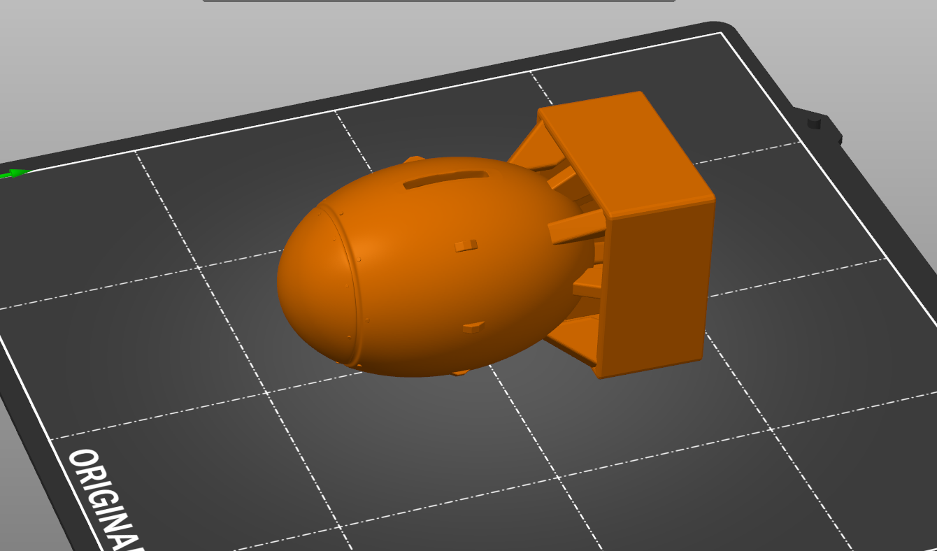 Nuclear Bomb Piggy Bank by MoustacheBob | Download free STL model ...