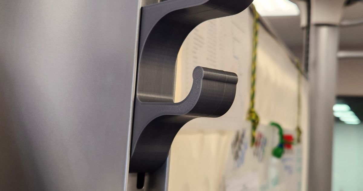 Cubicle Corner Coat Hook by Luce | Download free STL model | Printables.com