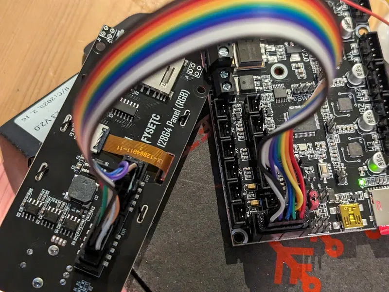 SKR Mini E3 for Anycubic Mega S, Mount, cable mod, instructions by ...