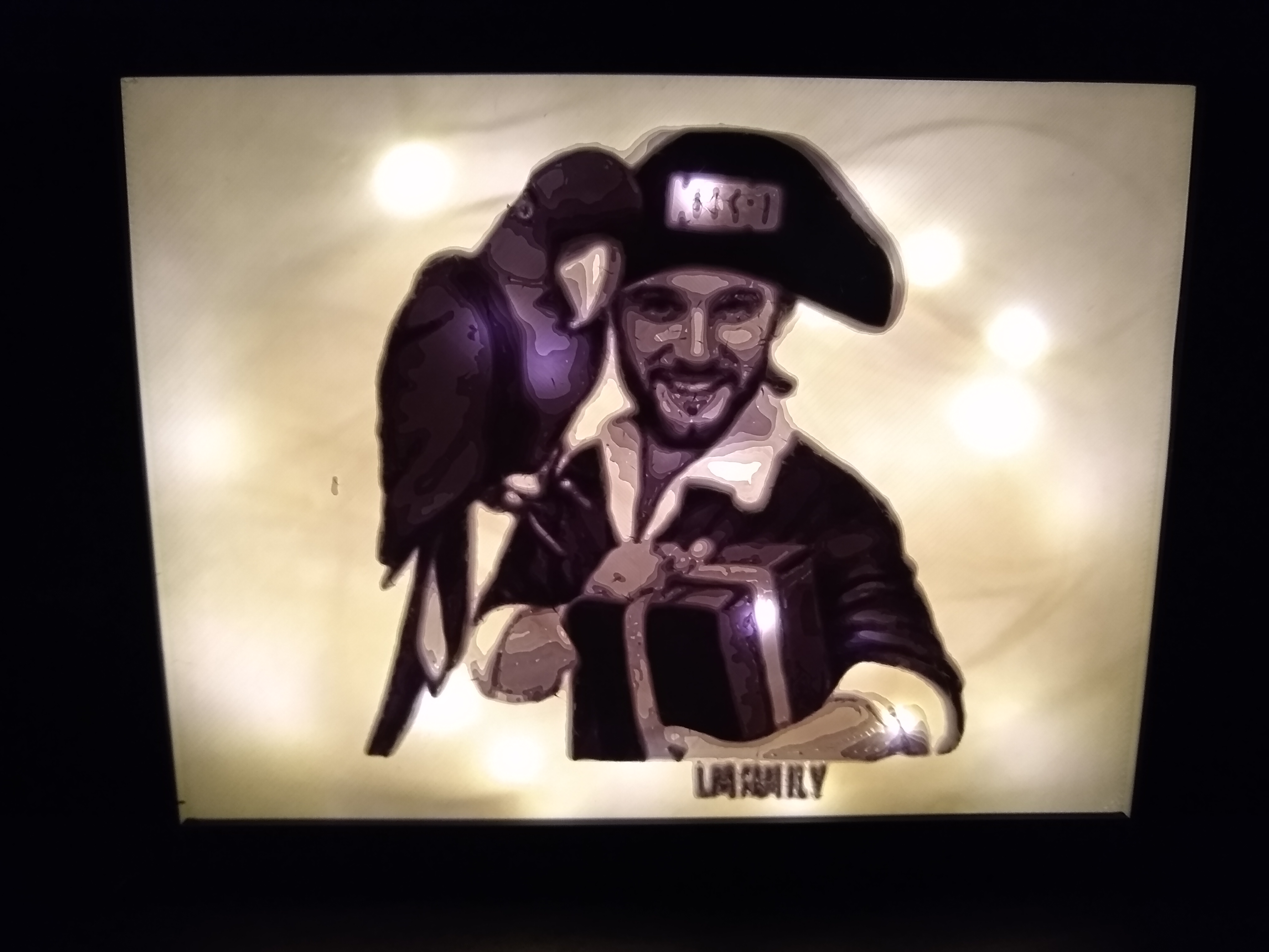 Loyal Moses Christmas Pirate Lithophane by KN16 | Download free STL ...
