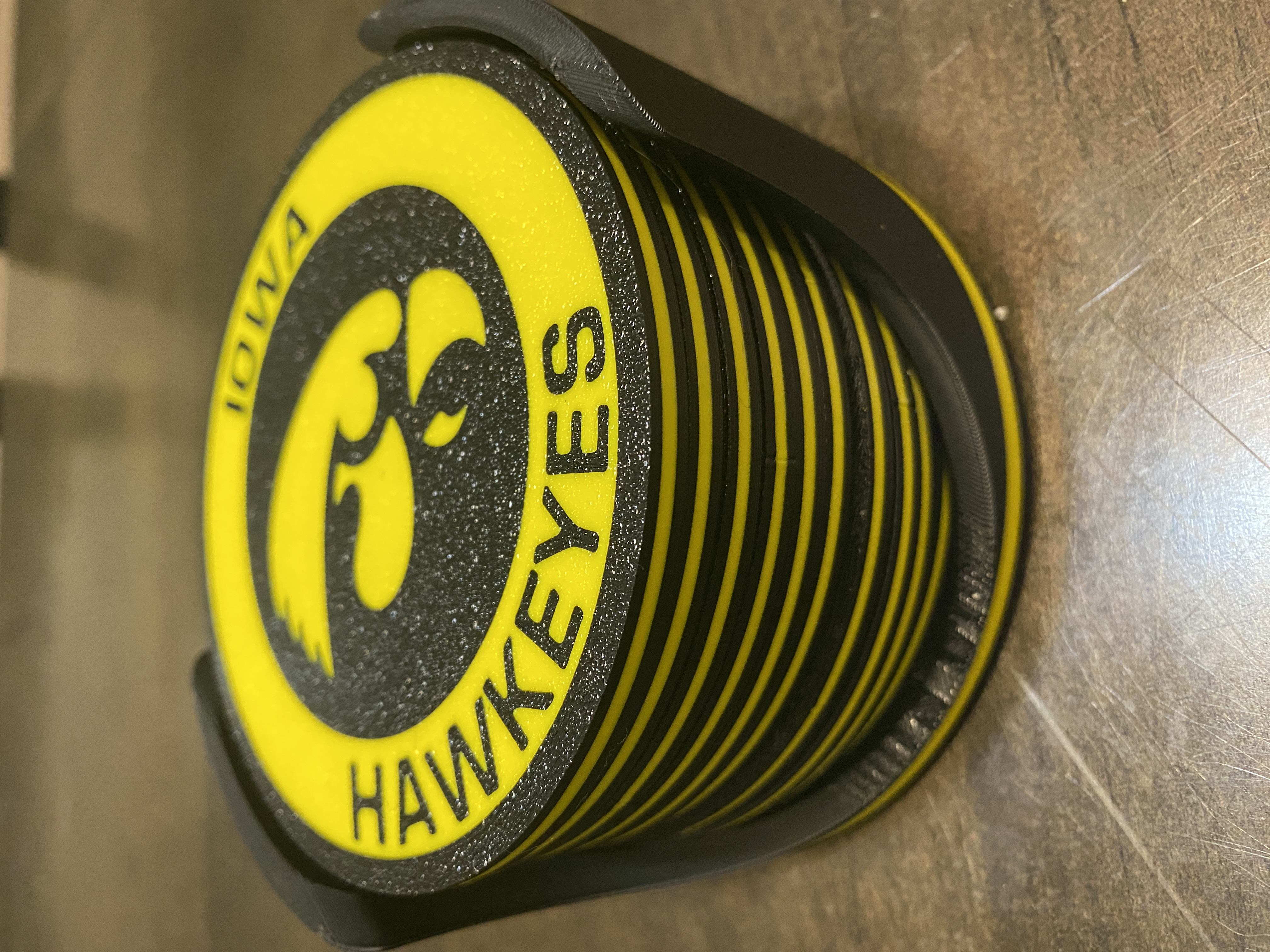 Iowa Hawkeyes Coaster Set (MMU) by Skeetz1230 | Download free STL model ...