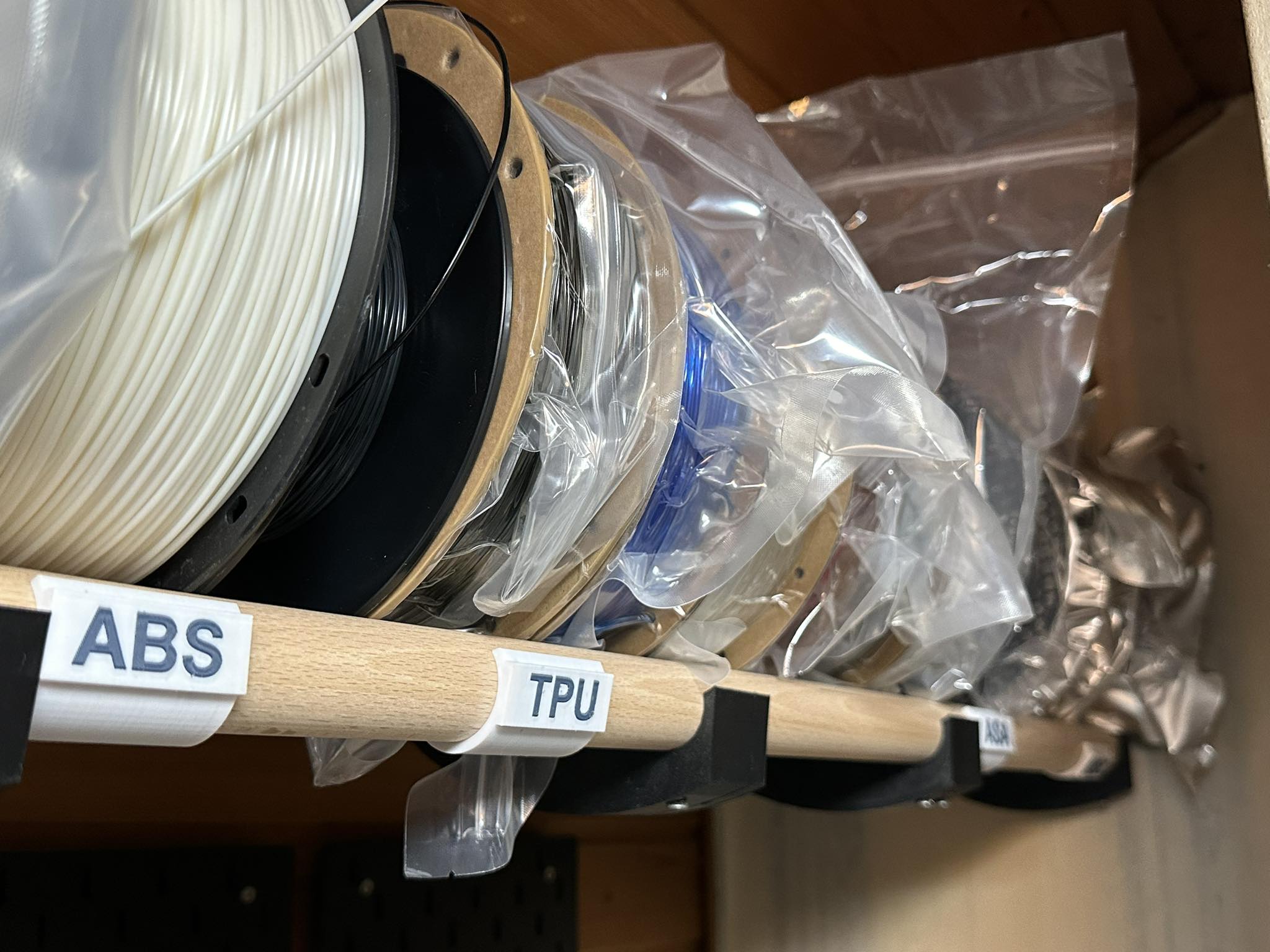 3D Printing filament rack for 45° roof slope by eifelfarmer | Download ...