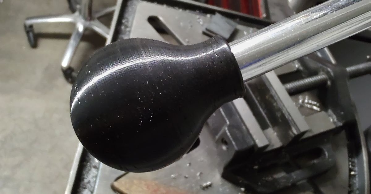 Drill press knob 3/8 - 16 thread by LaurWatt | Download free STL model ...