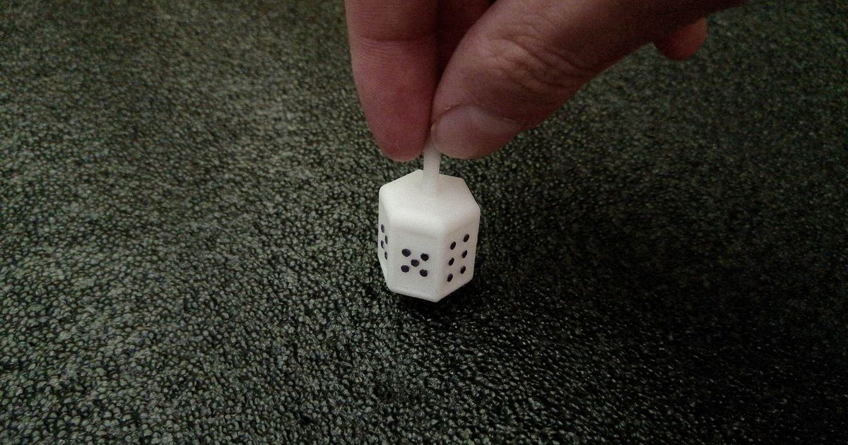 Dice - spinning top by Z3Dus | Download free STL model | Printables.com