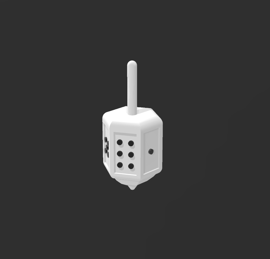 Dice - spinning top by Z3Dus | Download free STL model | Printables.com