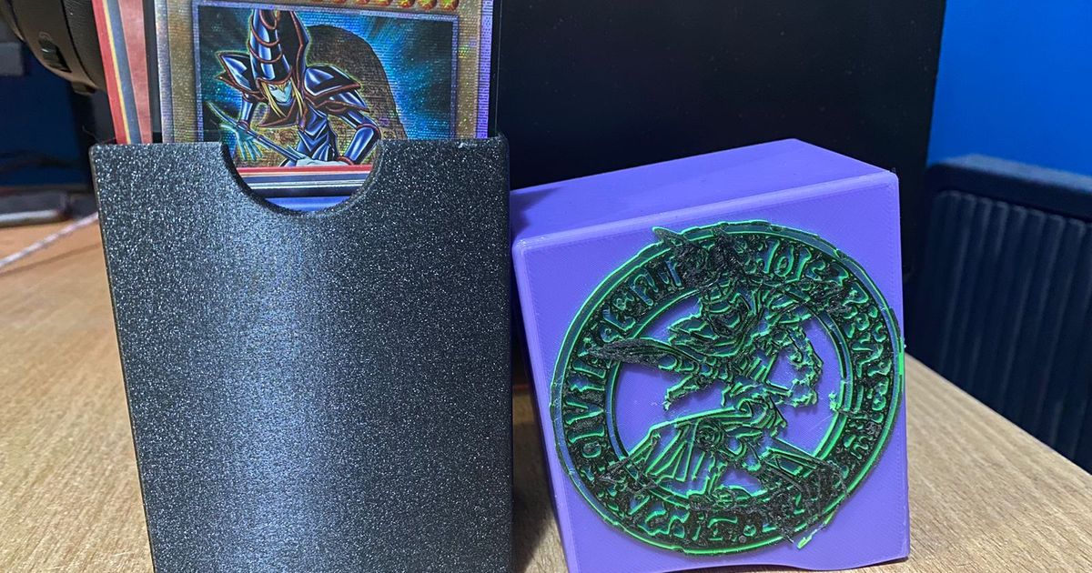 Yu-Gi-Oh Deck Holder von Huf | Kostenloses STL-Modell herunterladen ...