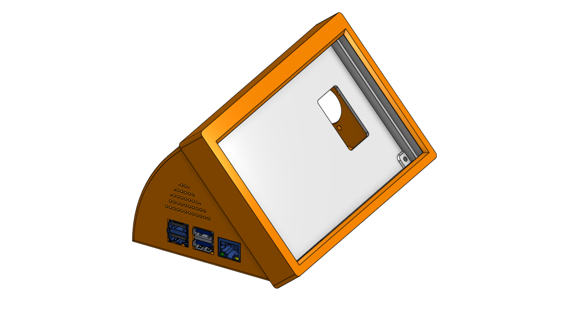 BTT TFT70 Pi 4 case by agger | Download free STL model | Printables.com