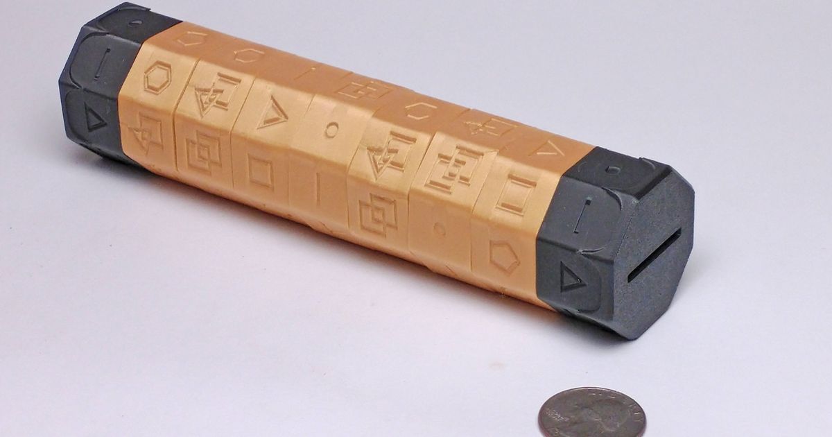 Cryptex Coin Vault by LoboCNC | Download free STL model | Printables.com