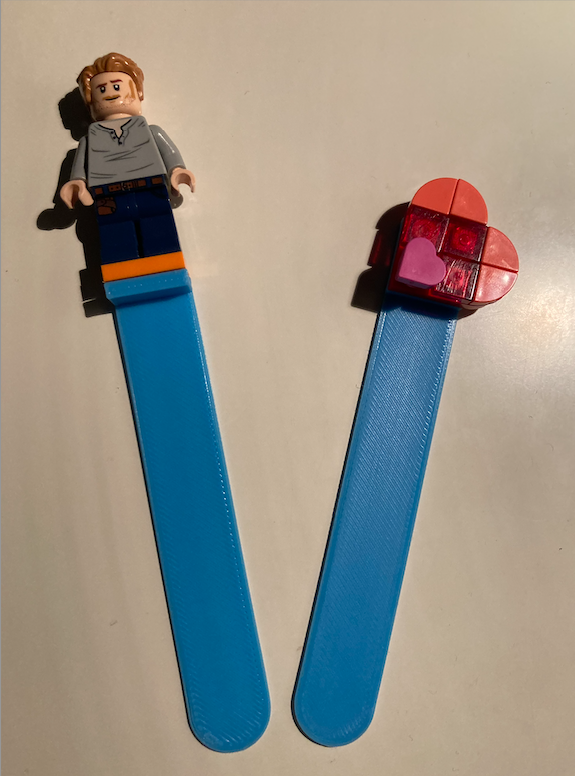 Lego-compatible bookmarks by day2print | Download free STL model ...