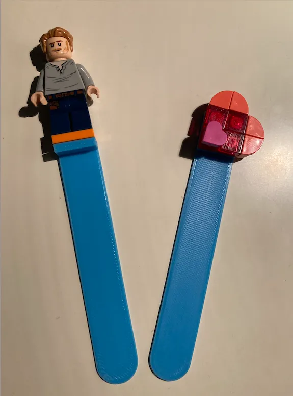 Lego-compatible bookmarks by day2print | Download free STL model ...