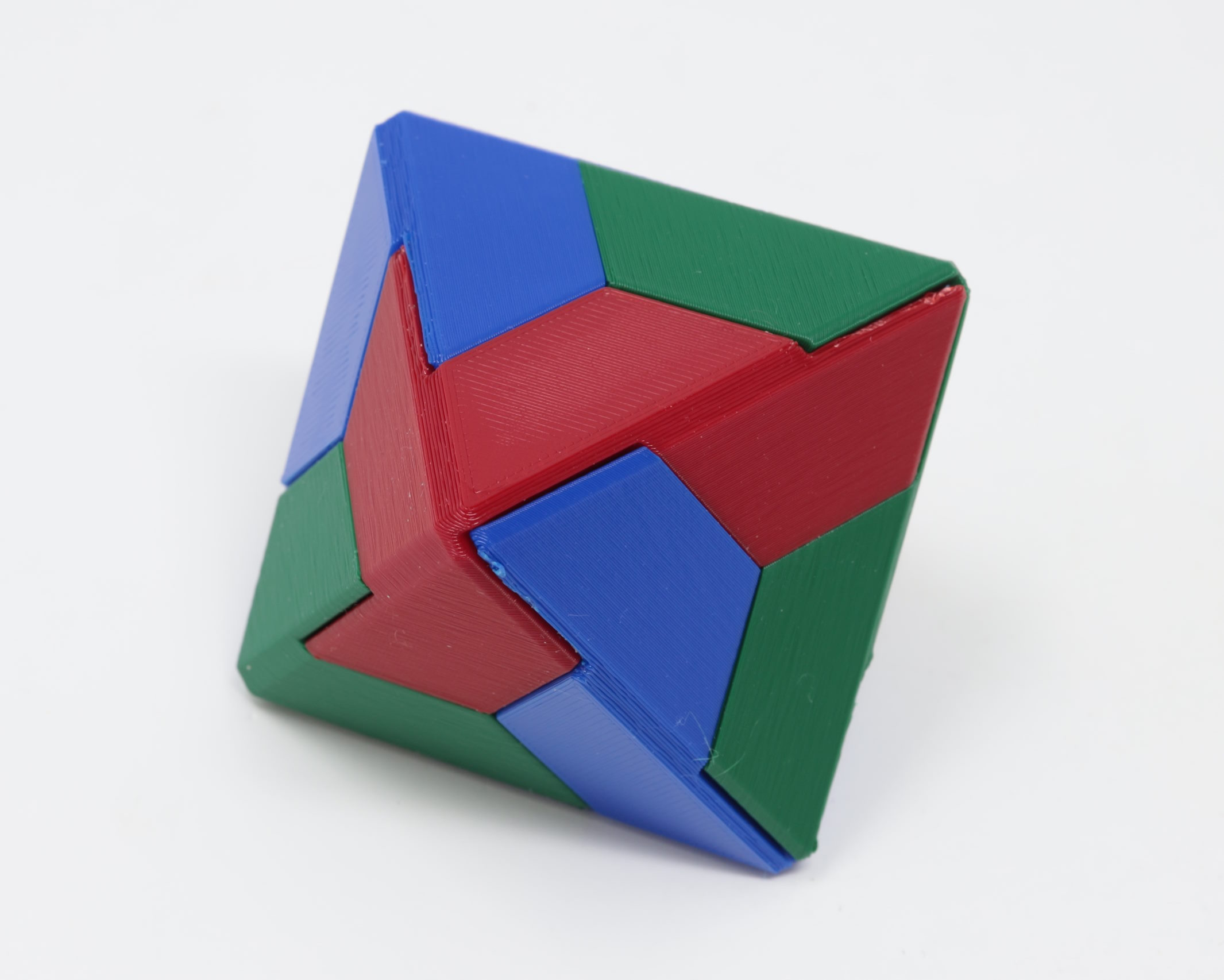Six Piece Octahedron Puzzle by G Bell | Download free STL model ...