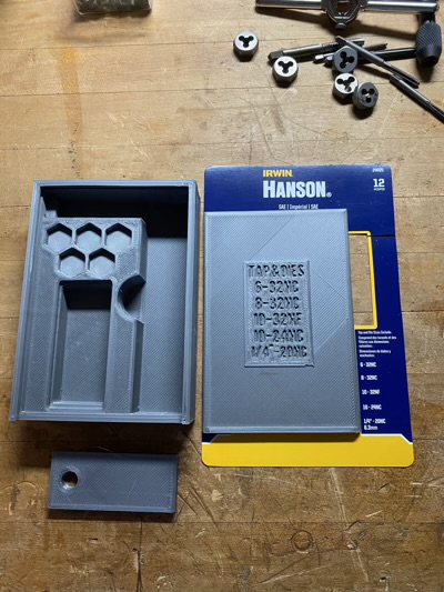 Irwin Hanson Tap & Die Storage Case for 12 Piece Small Sized Set by ...