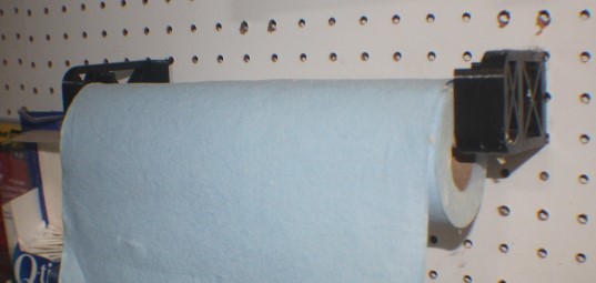 Pegboard Paper Towel Mount by Ray Fox | Download free STL model ...