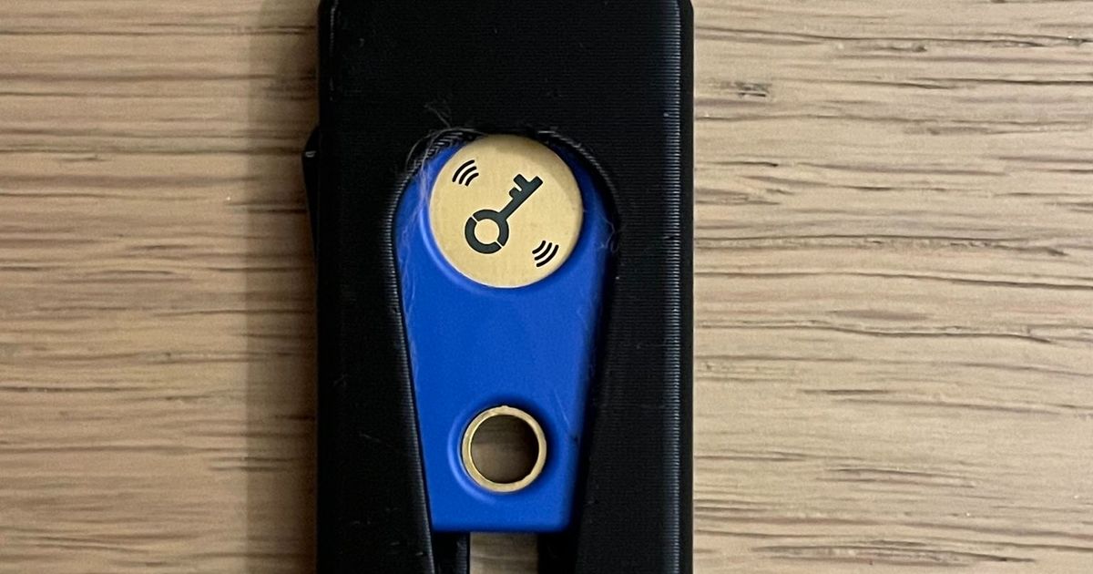 Yubikey Sliding Sleeve - Combined by Peter | Download free STL model ...