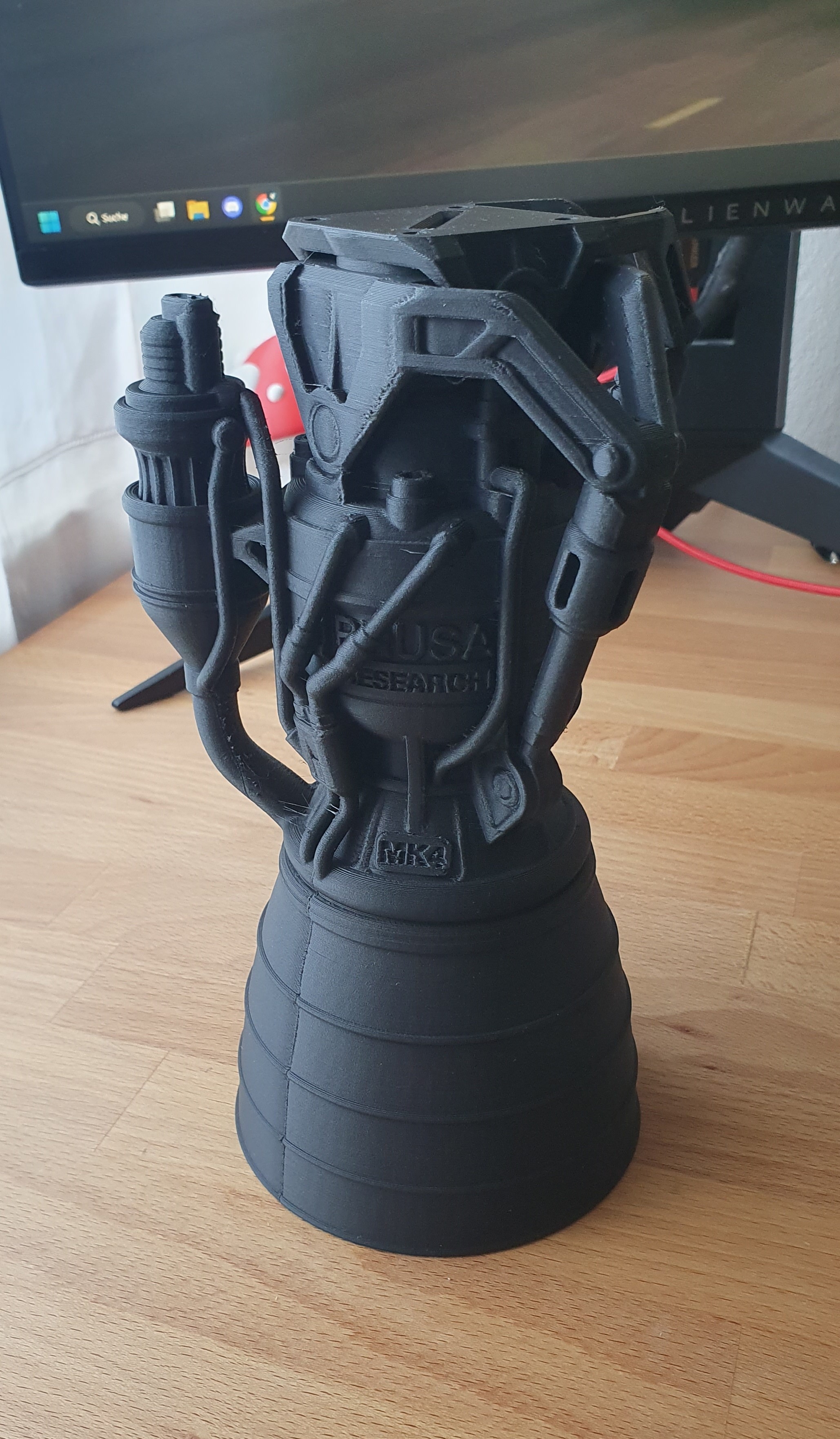 Rocket Engine Piggy Bank by redline | Download free STL model ...