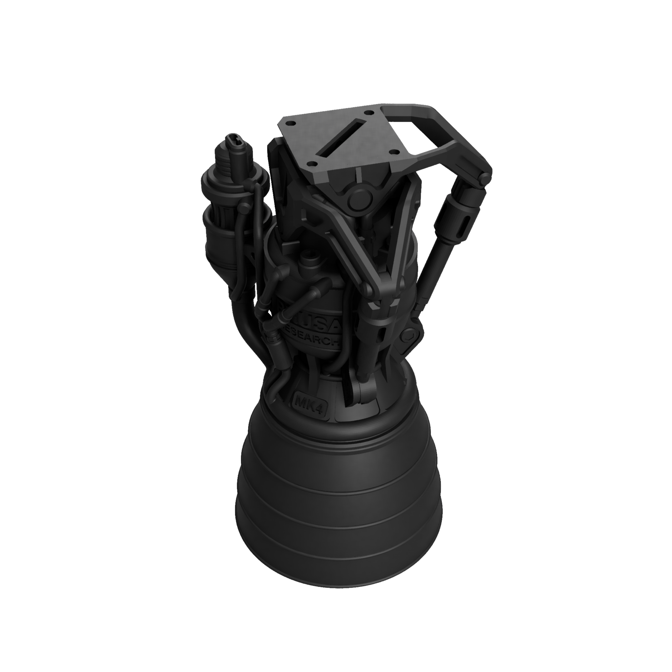 Rocket Engine Piggy Bank by redline | Download free STL model ...