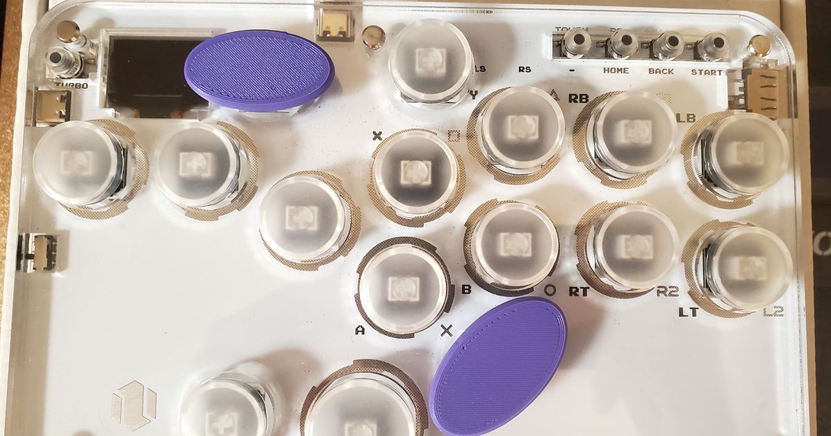 Haute 42/hitbox oval parametric mx keycap by YZ | Download free STL ...