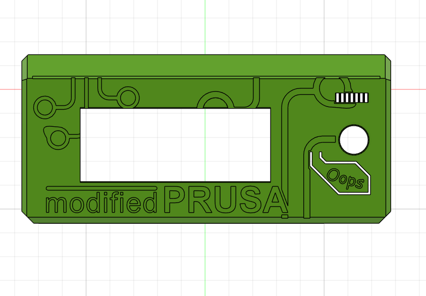 "Modified Prusa" LCD Cover Circuit Pattern by FuniverseMN | Download ...