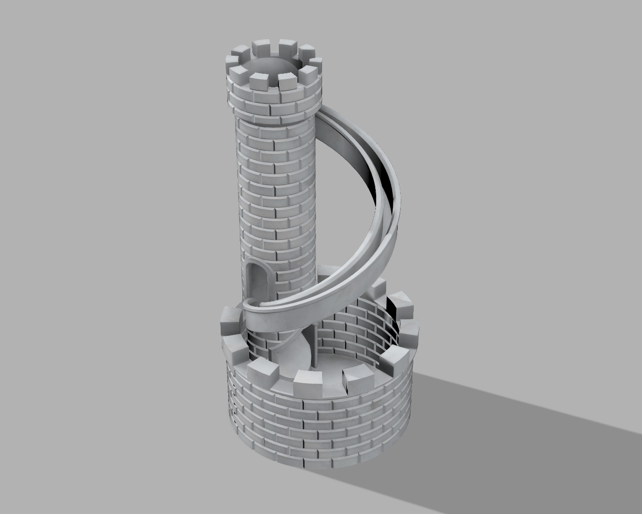 Castle Slide Coin Storage by squinn | Download free STL model ...