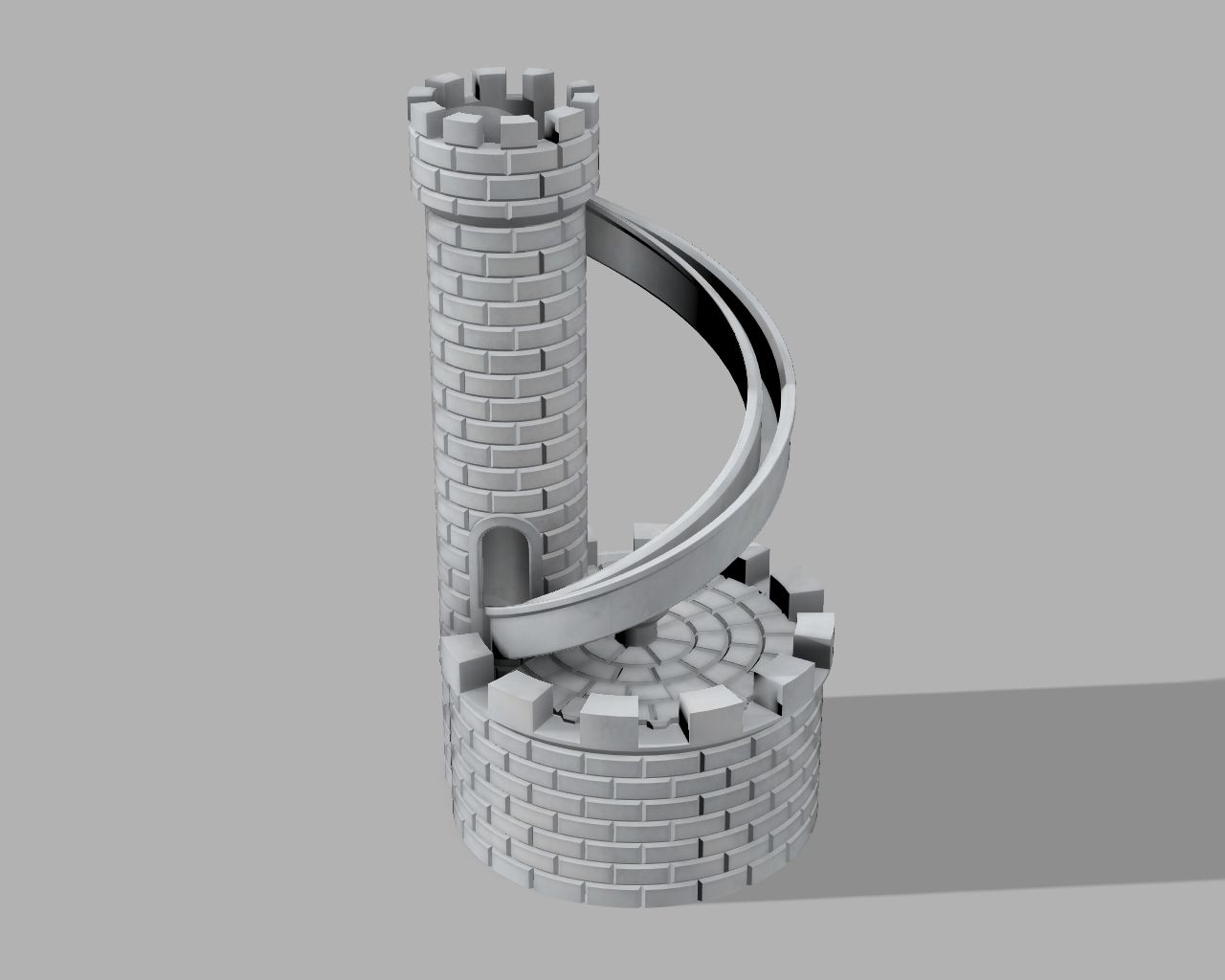 Castle Slide Coin Storage by squinn | Download free STL model ...