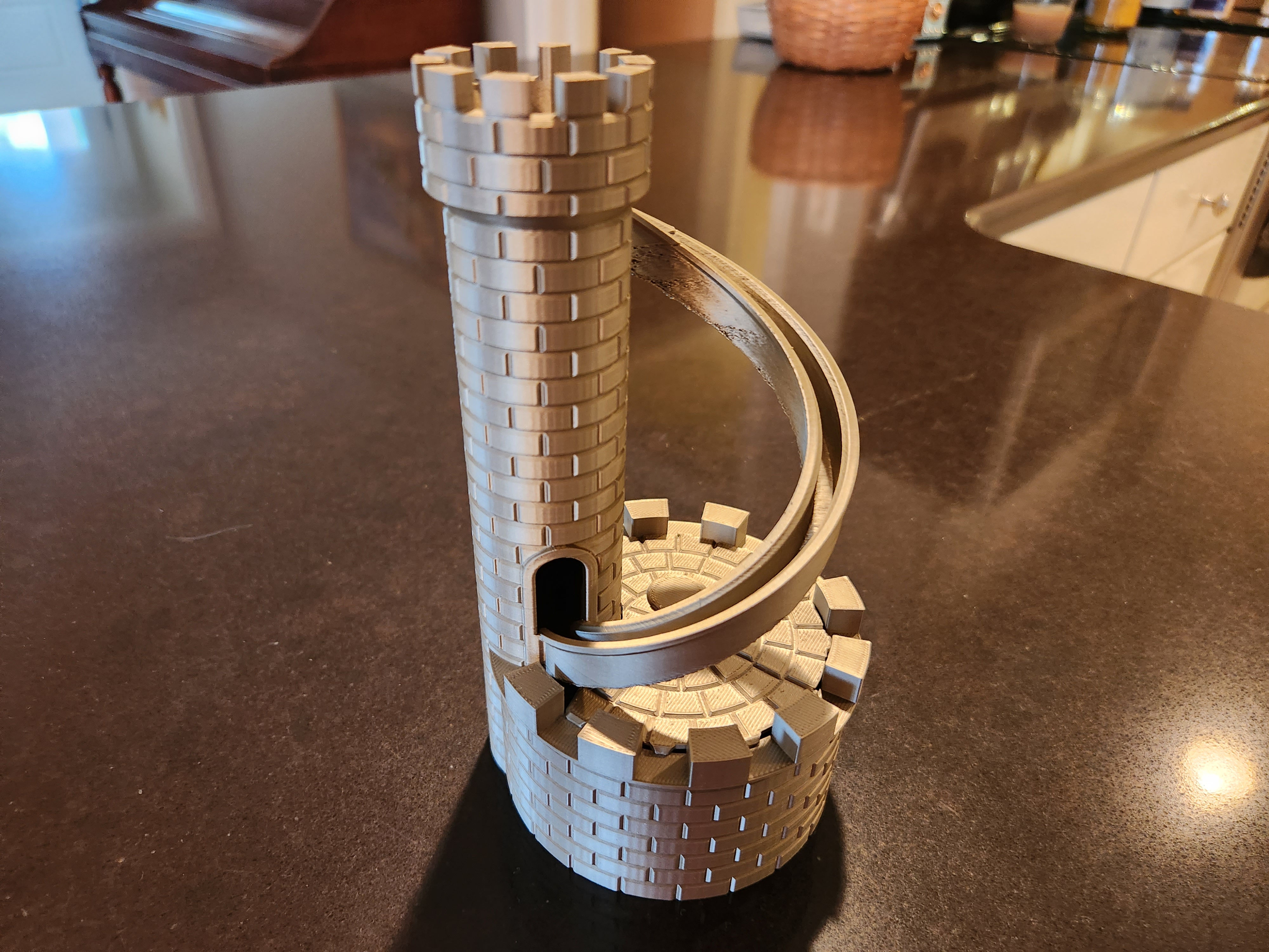 Castle Slide Coin Storage by squinn | Download free STL model ...