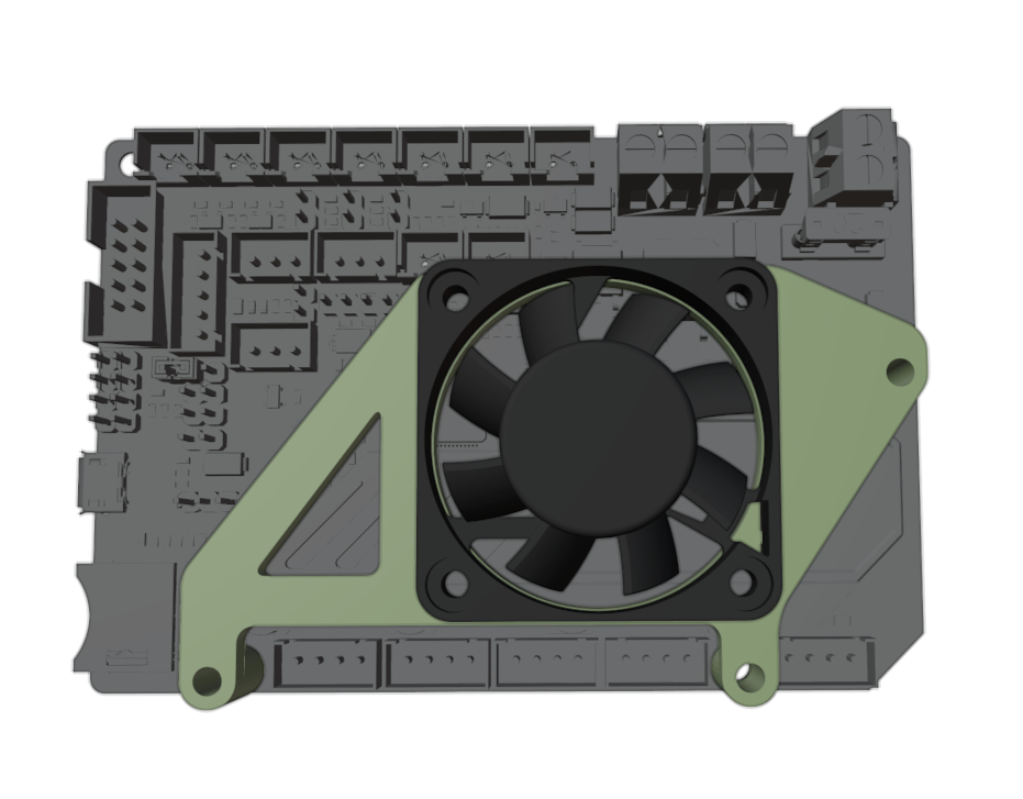 Skr Mini E3 V3 Fan Mount. by lolthekidison | Download free STL model ...