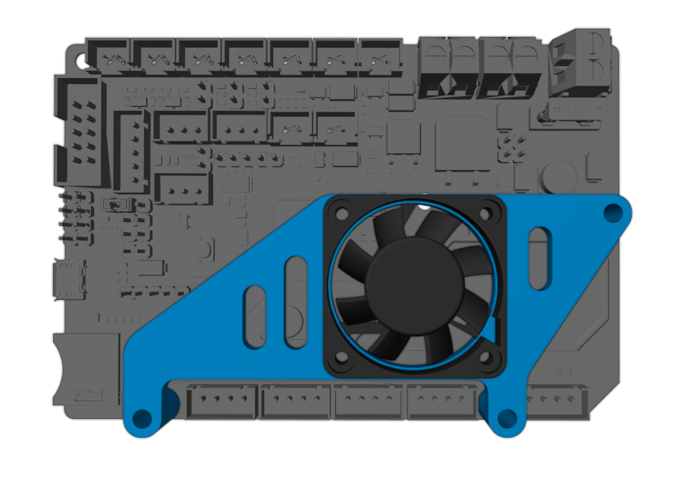 Skr Mini E3 V3 Fan Mount. by lolthekidison | Download free STL model ...
