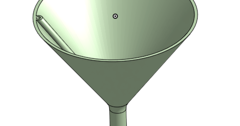 Customizable Air escape Funnel by mohitmathew | Download free STL model ...