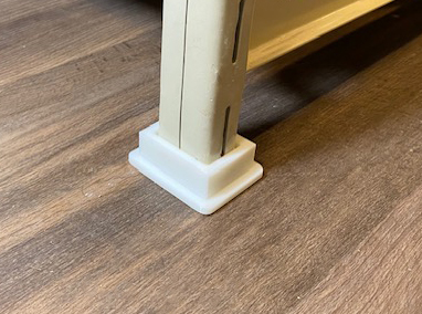 Foot for EasyUp Boltless Shelving Unit by Squint | Download free STL ...