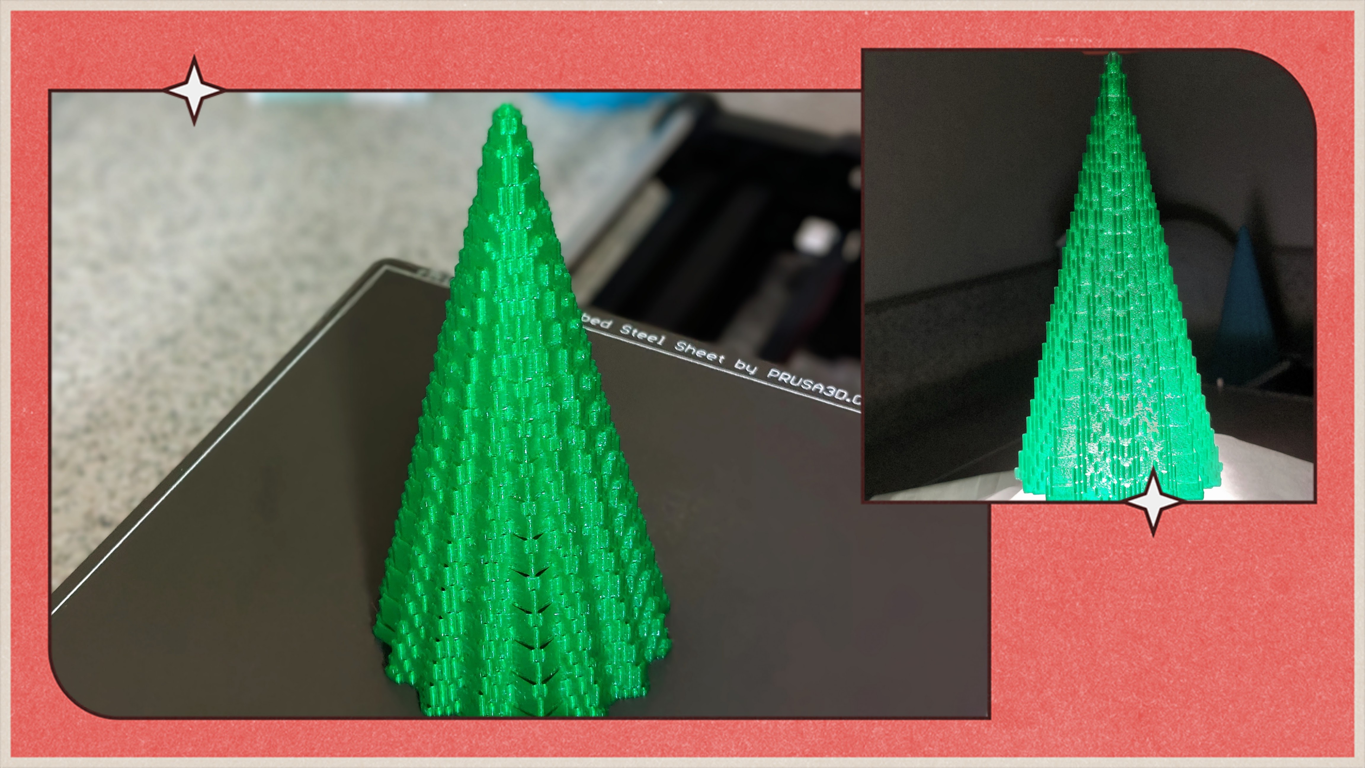Pixel Christmas Tree - Easy Vase Mode Print by Den | Download free STL ...