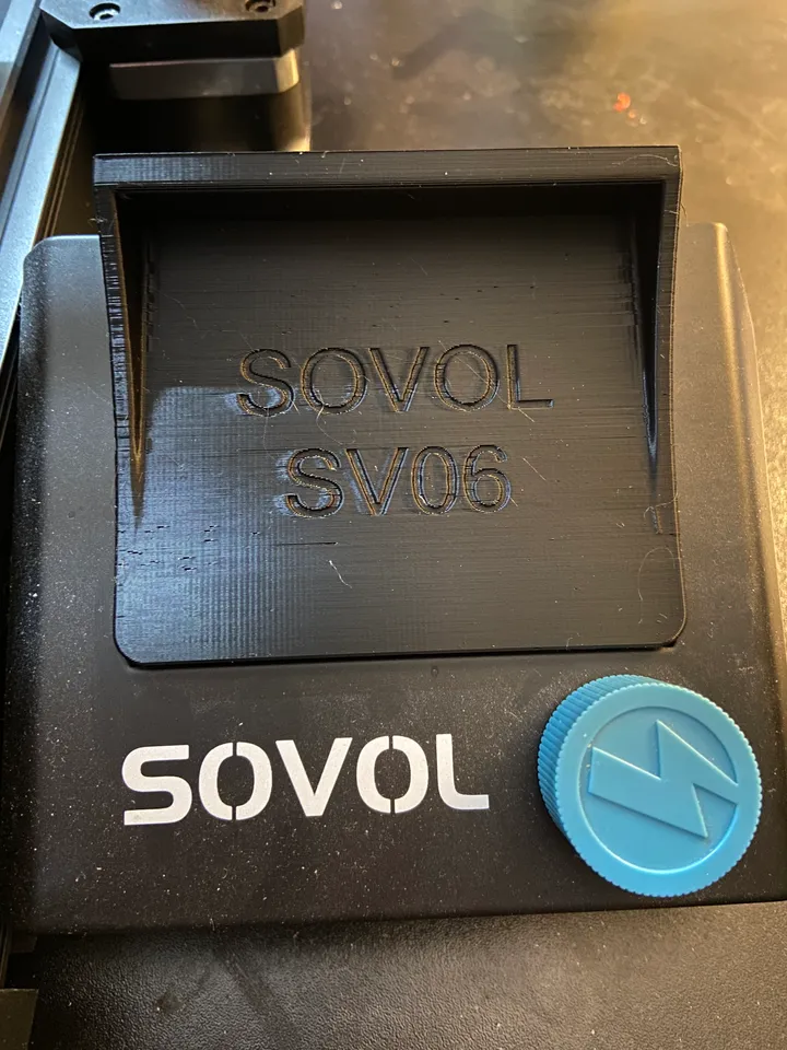 Sovol SV06 Screen Cover_No Supports or Assemby by Place and Play 3D ...