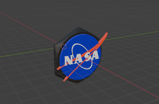 Nasa logo 2.0 attachment by Keepenithalal | Download free STL model ...