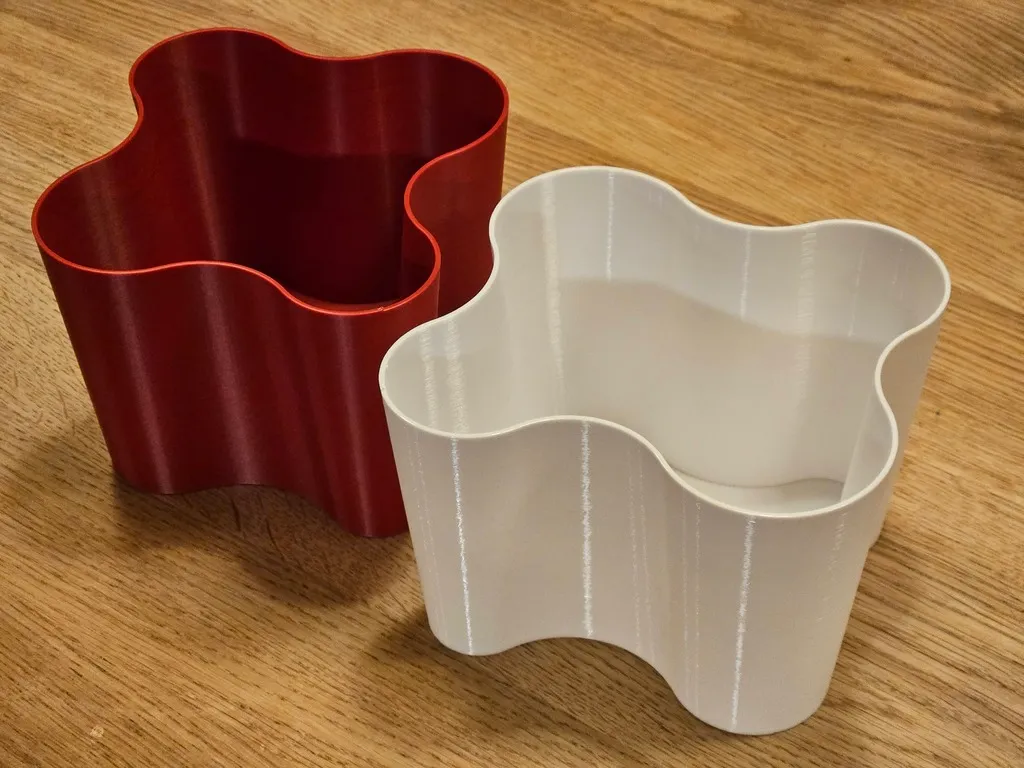 Splat Vase Mode Container (Stackable) by TeknikFrik | Download free STL ...