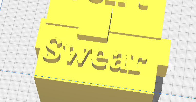 don't swear swear jar/box by Alfie Howard-De La Mare | Download free ...