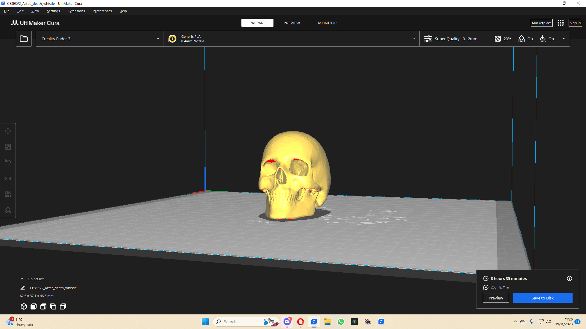 aztec death wistle by sunbeam | Download free STL model | Printables.com