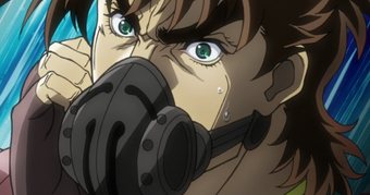 Jojos Bizarre Adventure Hamon Training Respirator Mask (Montana Mask ...