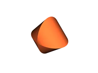 Bicylinder Steinmetz Solid by Carlos Luna | Download free STL model ...