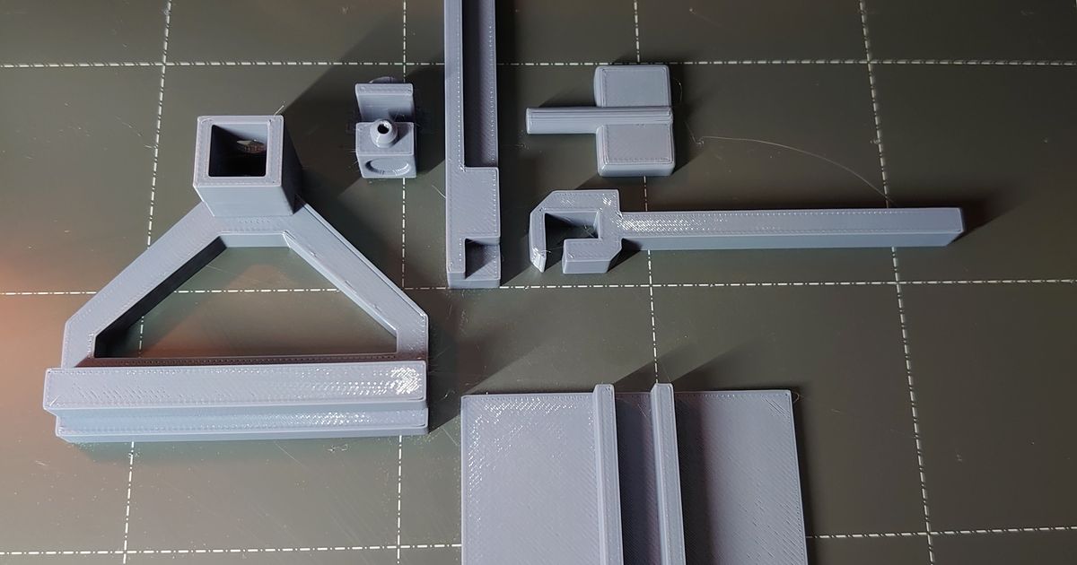 Toy model of a cantilever bed slinger by Les | Download free STL model ...