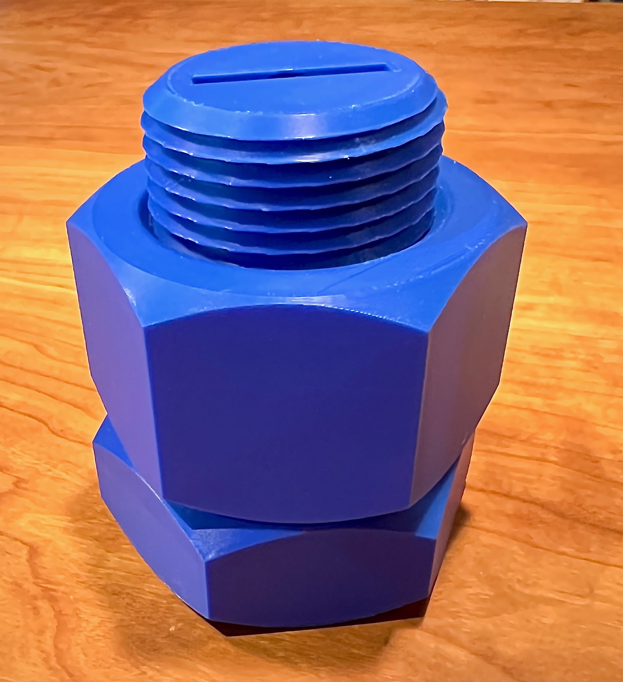 Nut and Bolt Coin Bank by JeffC | Download free STL model | Printables.com