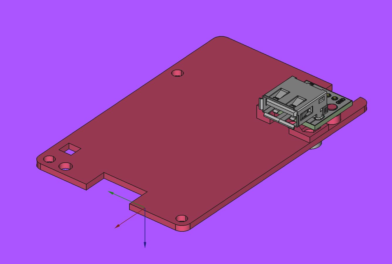 Raspberry Pi 5 USB hidden adapter by ManelTo | Download free STL model ... Raspberry Pi 5 USB hidden adapter by ManelTo | Download free STL model ...
